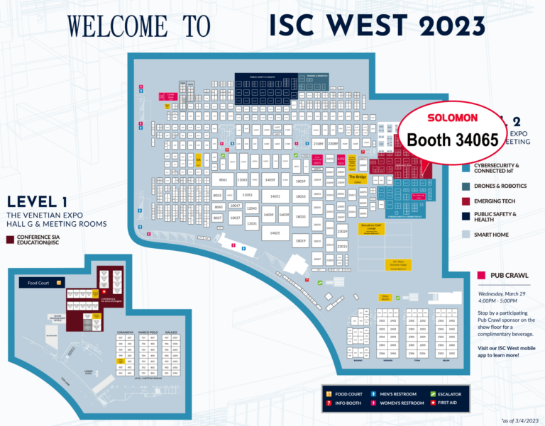 Solomon Exhibiting at ISC West 2023 | SOLOMON 3D